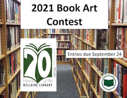 The Bellaire Library is having a Book Art Contest. | BellaireConnect