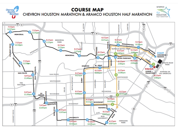 There will be street closures this Sunday, January 14, for the Chevron ...